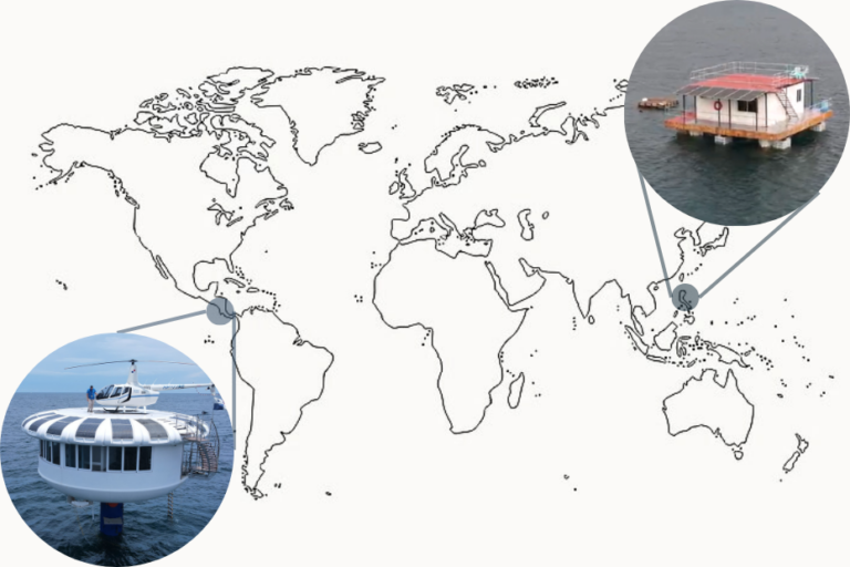 Seasteads on two sides of the world – The Seasteading Institute